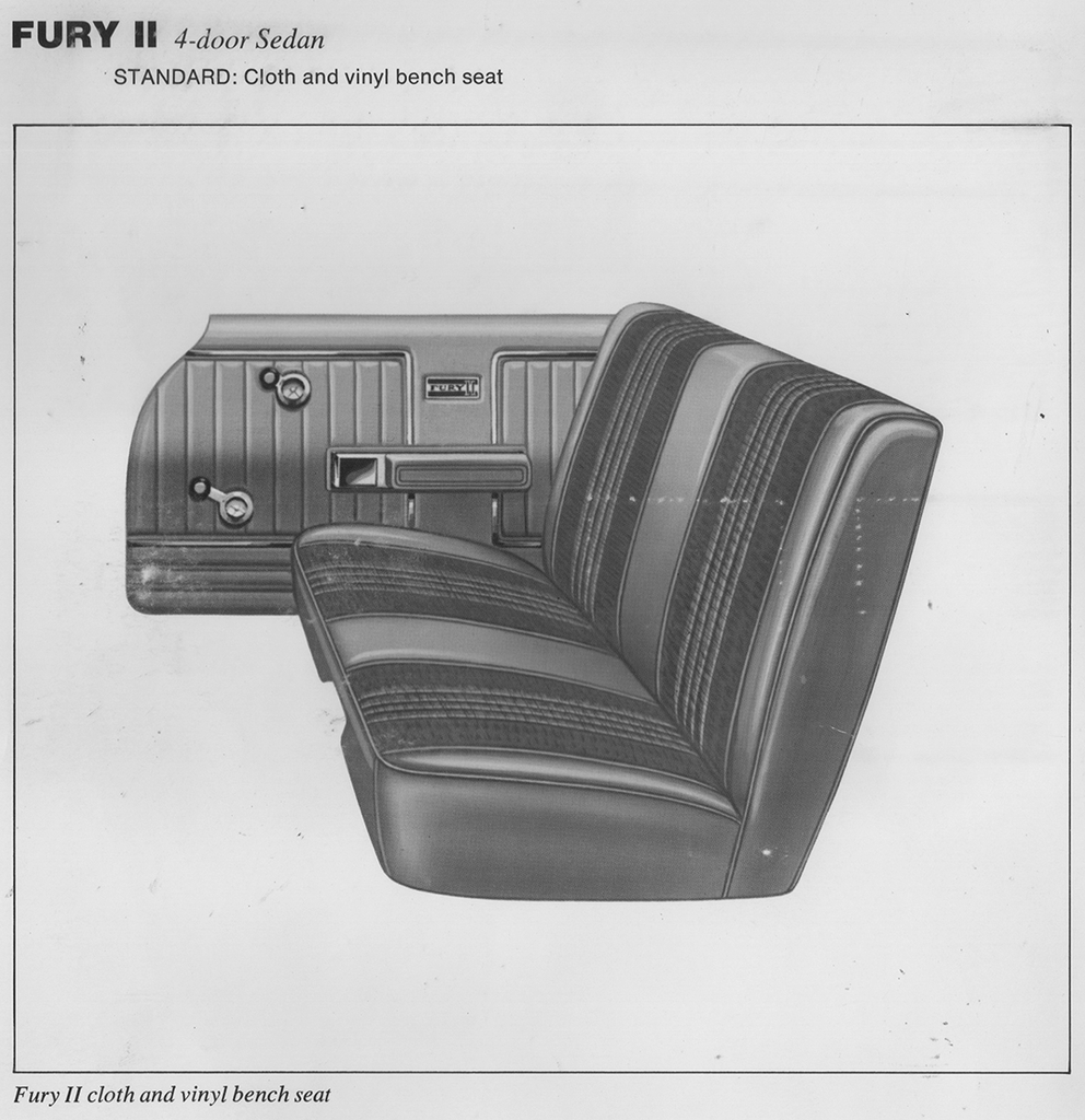 1969 Plymouth Fury II 4-Door Sedan Trim L1L Complete Interior – SMS ...