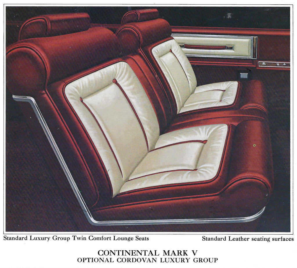 1977 Lincoln Continental Mark V Trim DF - Complete Interior – SMS Auto ...