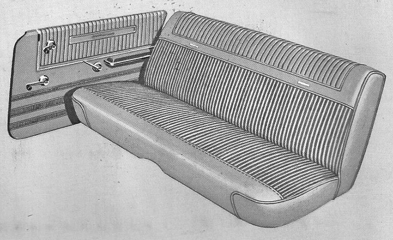 1965 Ford Custom 500 2-Door Sedan Trim 15 Complete Interior – SMS Auto ...
