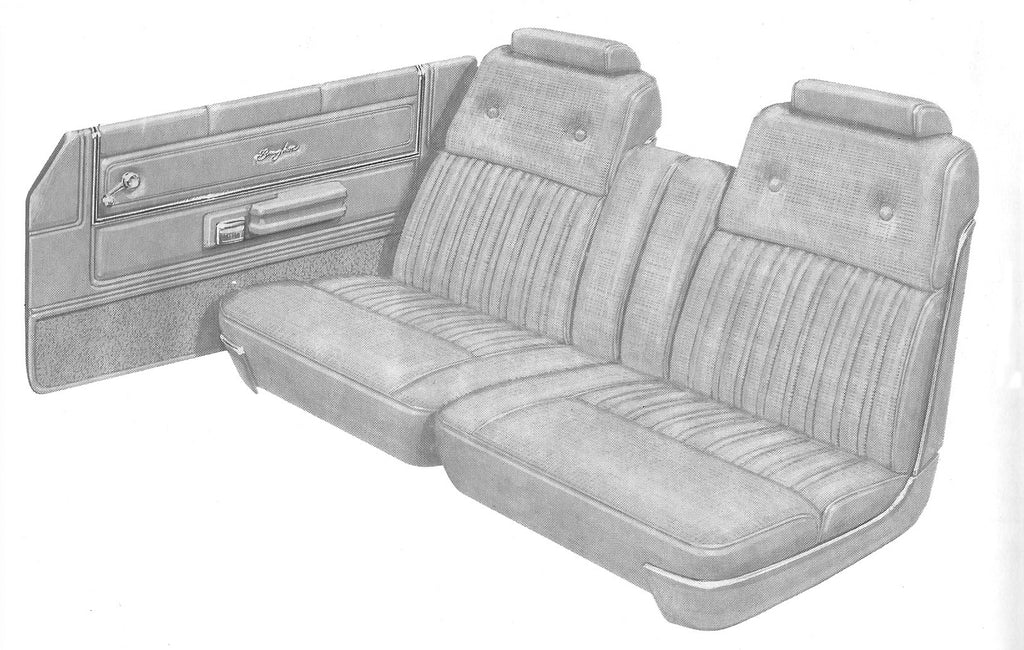 1978 Ford LTD II Brougham 2-Door Hardtop Trim ET Complete Interior ...
