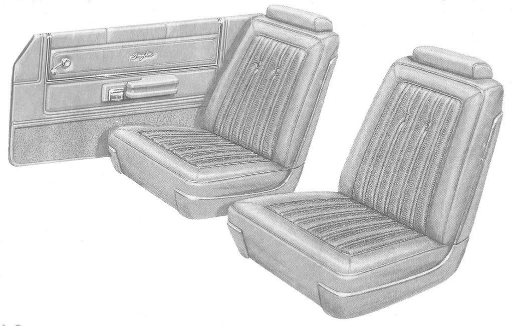 1978 Ford LTD II Brougham 2-Door Hardtop Trim GT Complete Interior ...